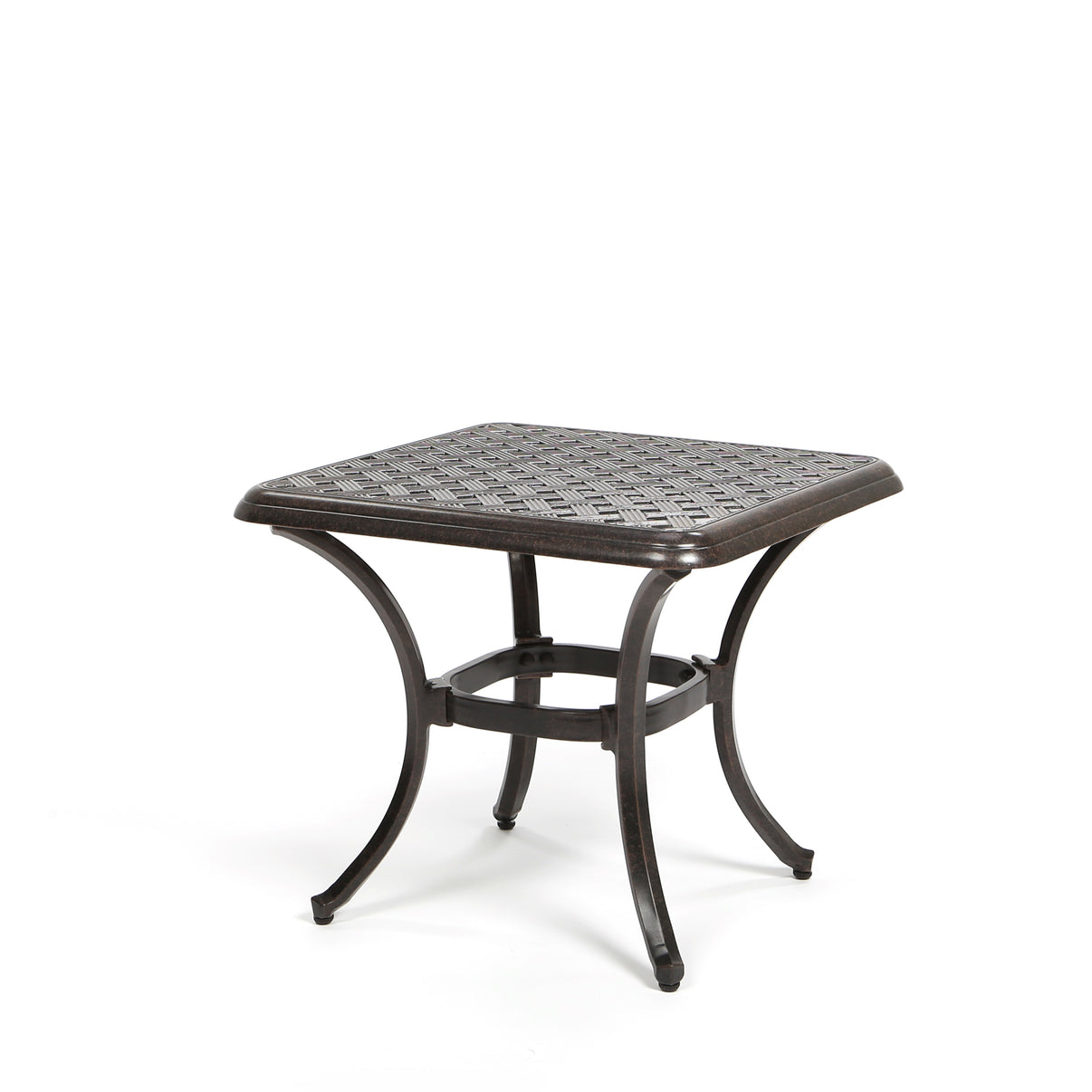 Heritage 20" Square Side Table by Agio | Aluminum Occasional | Today's ...
