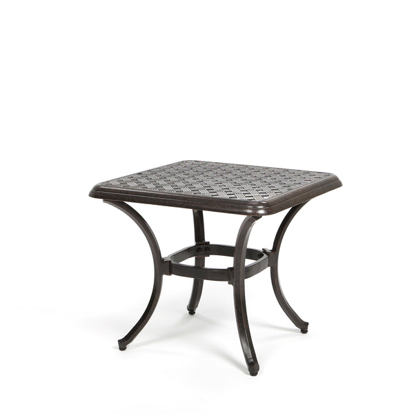 Heritage 20" Square Side Table by Agio | Aluminum Occasional | Today's ...