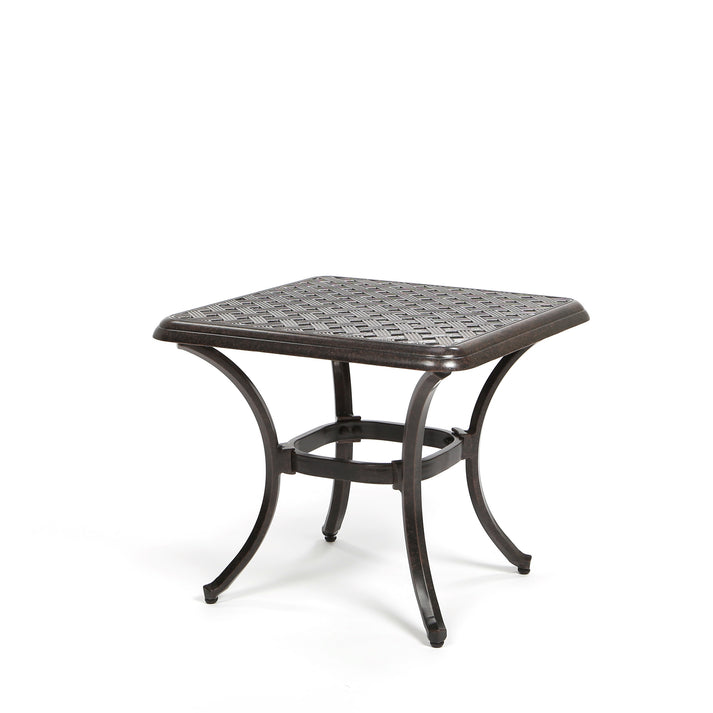 Heritage 20" Square Side Table by Agio | Aluminum Occasional | Today's ...