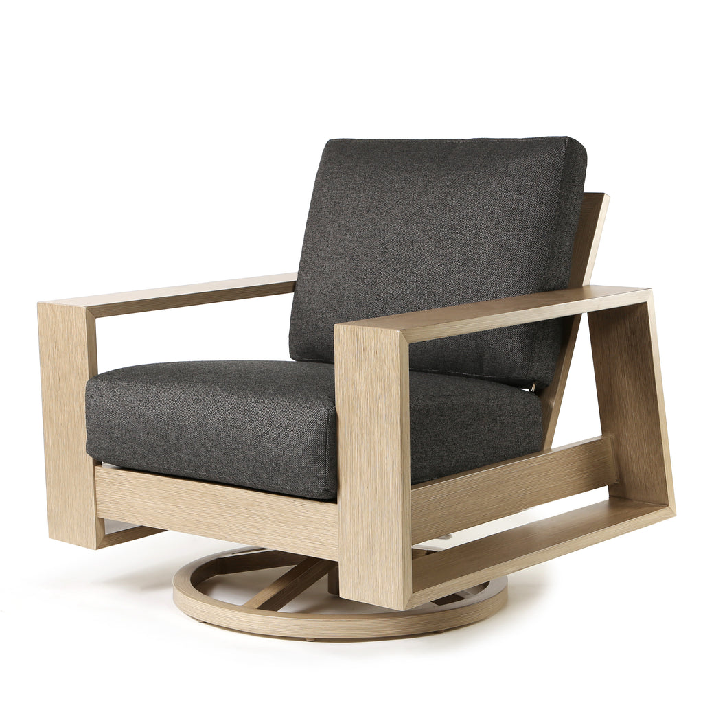 Novara Swivel Club Chair by Ebel | Aluminum Club Chairs | Today's Patio