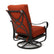 Santa Barbara Swivel Rocker Club Chair by Hanamint | Cast Aluminum ...