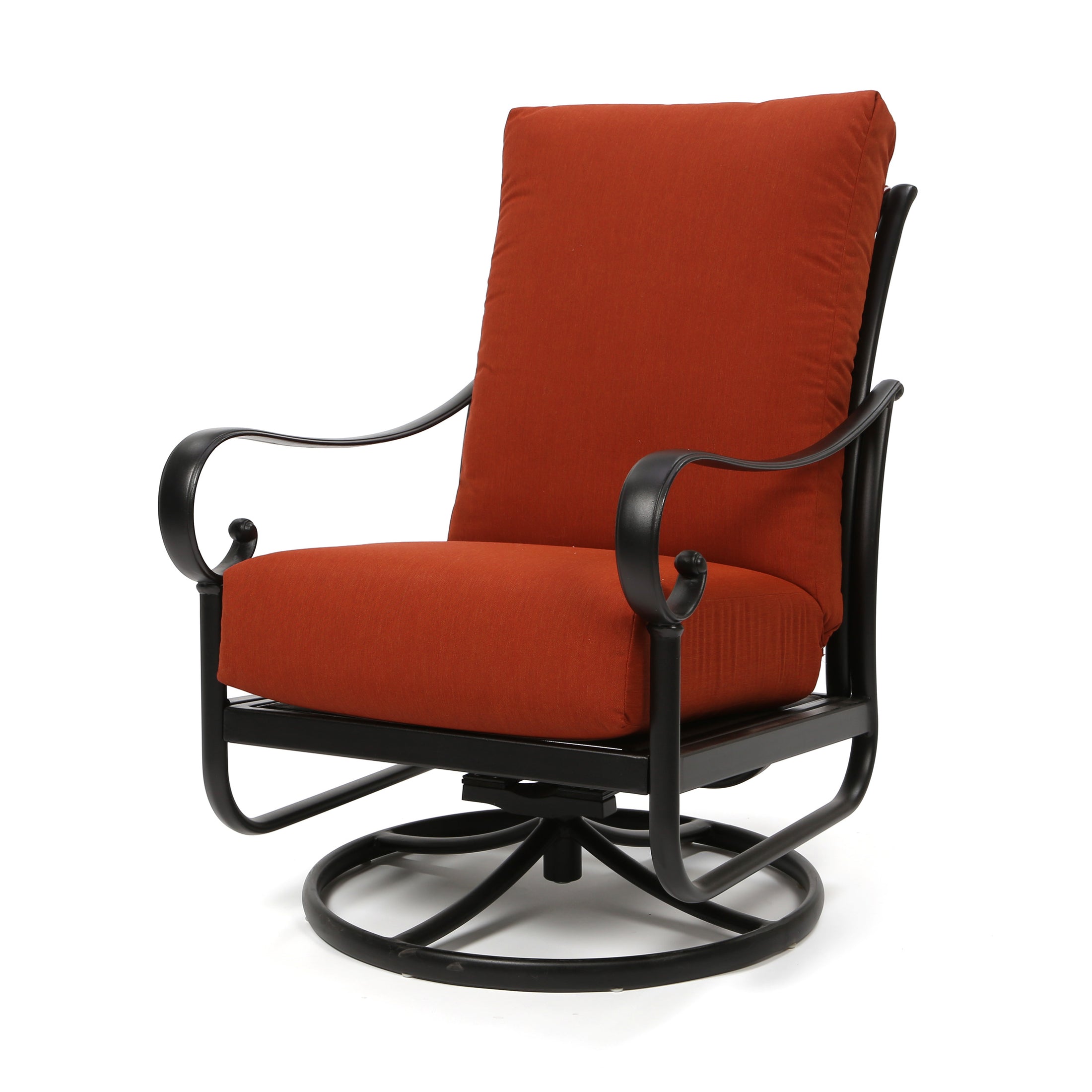 Santa Barbara Swivel Rocker Club Chair by Hanamint | Cast Aluminum ...