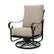 Santa Barbara Swivel Rocker Club Chair by Hanamint | Cast Aluminum ...