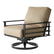 Sarasota Spring Swivel Lounge Chair by Mallin | Aluminum Swivel Rocker Club | Today's Patio