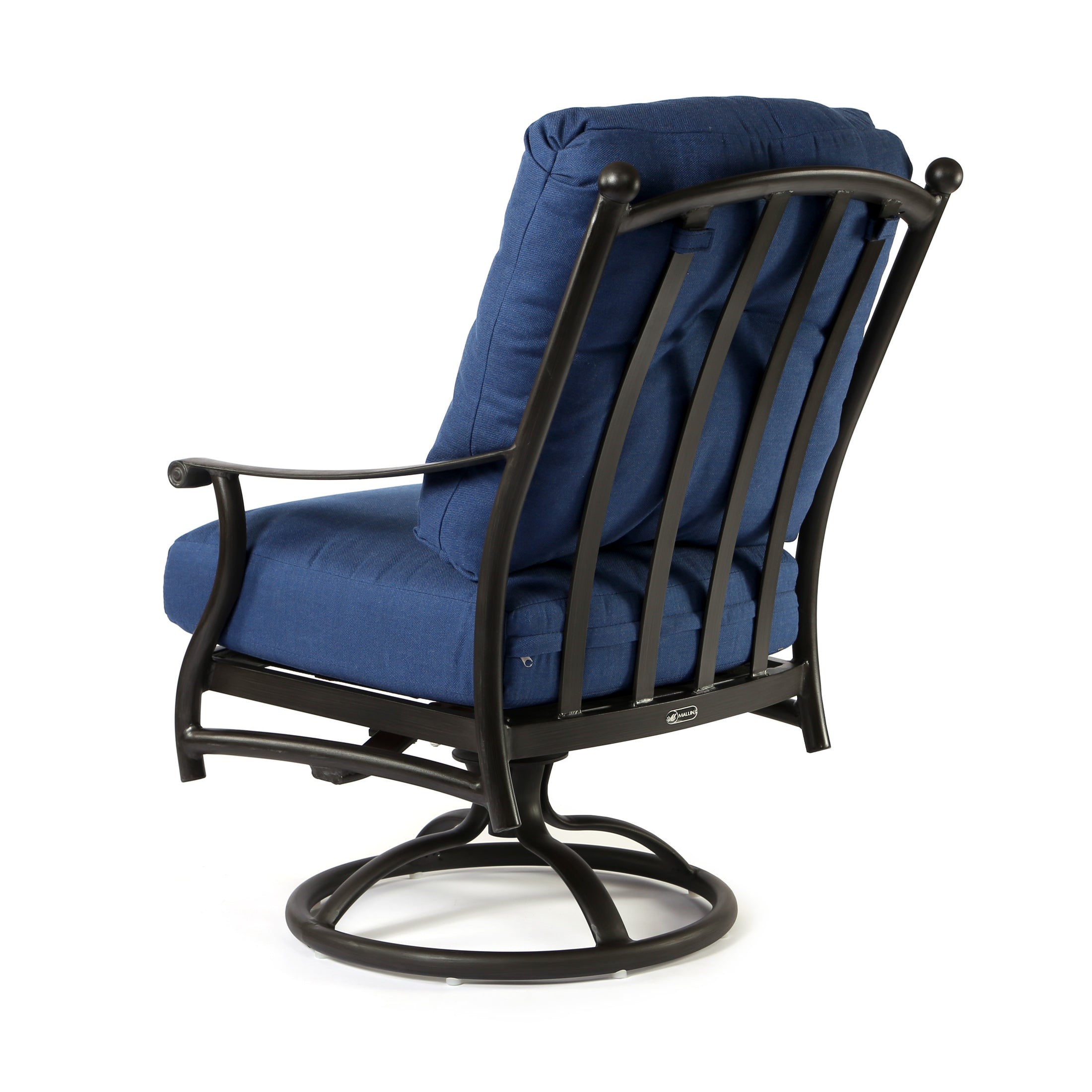 Seville Swivel Rocker Dining Chair by Mallin | Aluminum Swivel Rocker ...