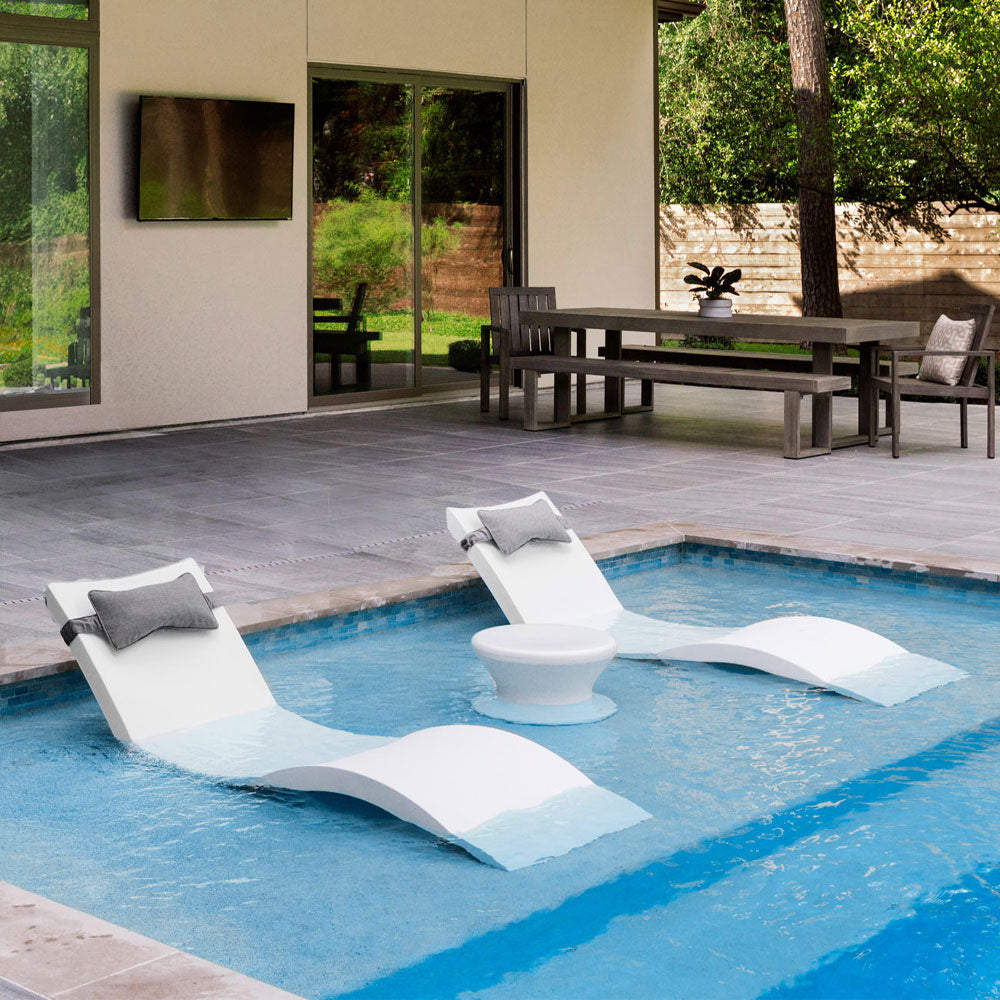 Signature Side Table by Ledge Lounger | In Pool Sun Shelf Table | Today ...